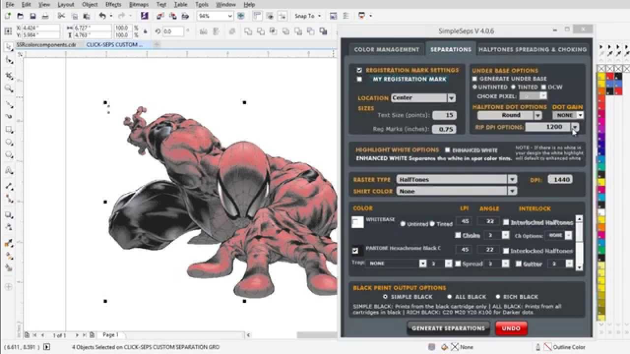 Simulated Process Color Separations Understanding Interlocking Halftone