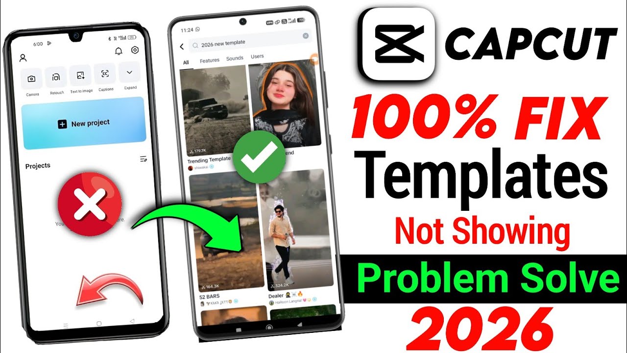 How To Fix Capcut Template Not Showing | Capcut Template Not Showing | Capcut Template
