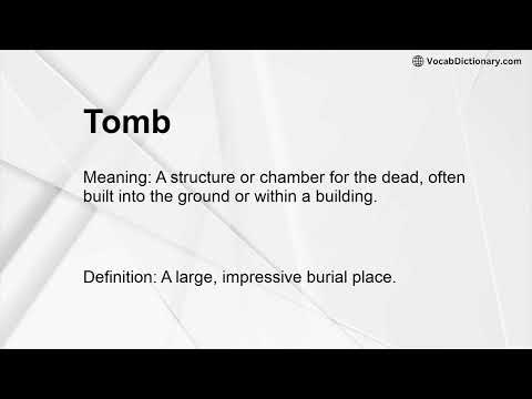 Tomb Meaning