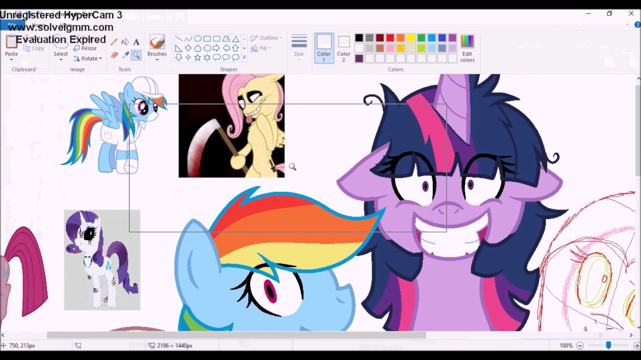 Creepypasta Ponies speedpaint