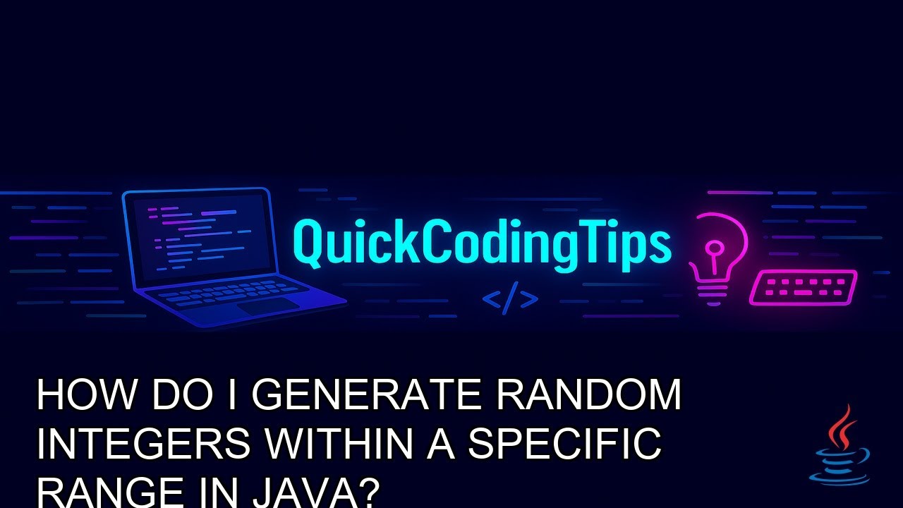 Java Tutorial: generate random integers within a specific range in Java