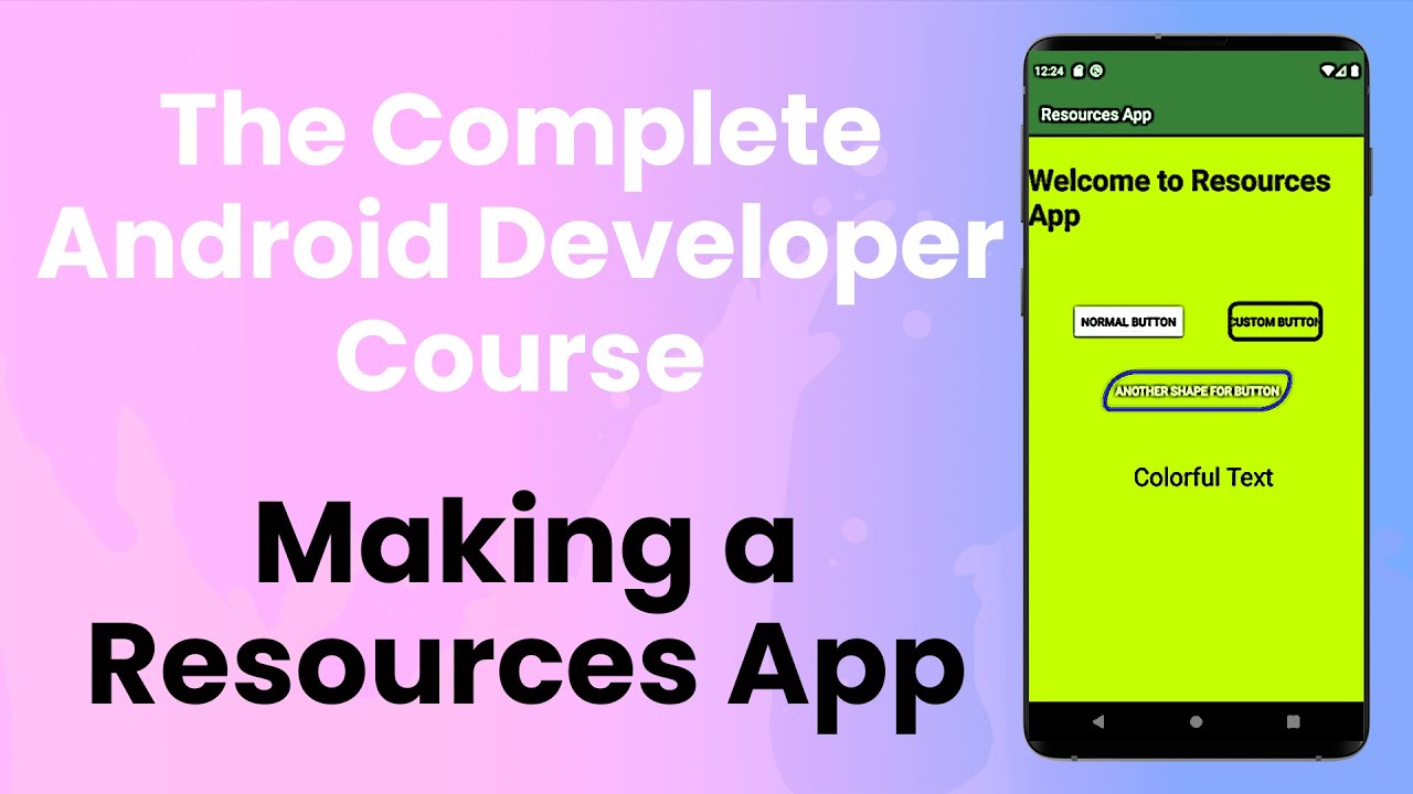 Android Tutorial #14 | Making a Resources App