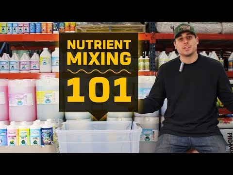 Nutrient Mixing 101 | Hydroponic Reservoir Management | Grow Room Tank Mixing
