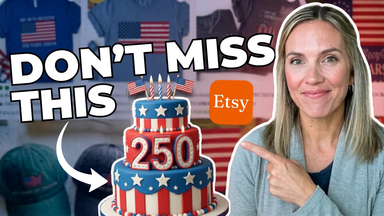 USA 250th Birthday Products Are Already Selling on Etsy — Here Is What's Working