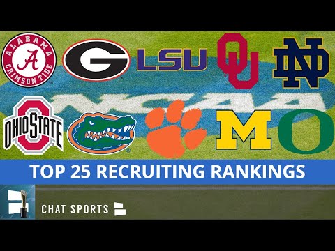 College Football Recruiting Classes: Top 25 Rankings Entering 2021 CFB National Signing Day