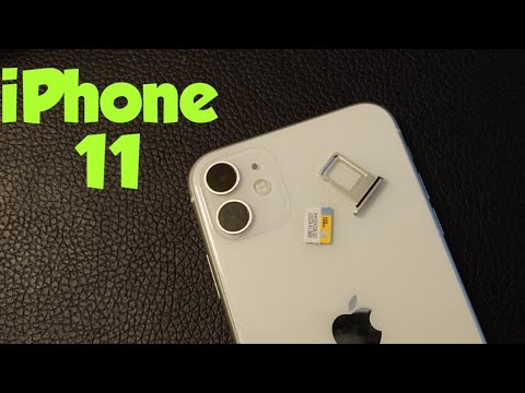 iPhone 11 pro how to insert and remove sim card