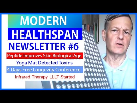 NS#6 | Peptide Reduces Skin Biological Age | Yoga Mat Detect Toxins | LLLT Therapy | Longevity Conf