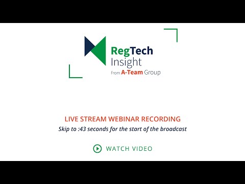 A-Team LIVE Webinar: FINRA CAT CAIS: What to Expect