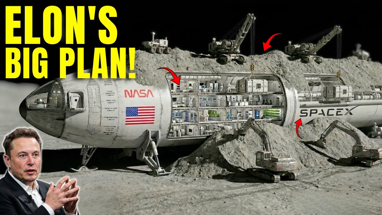 SpaceX Found Brilliant Solution to Build a Moon Base Sooner Than Expected