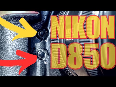 Nikon D850: How to program Fn & Pv buttons (1585)