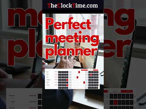 Best meeting planner for time zones