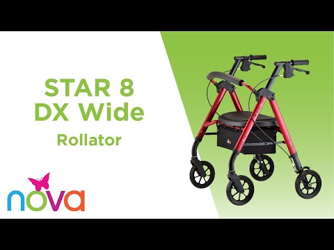 STAR 8 DX Wide Rollator