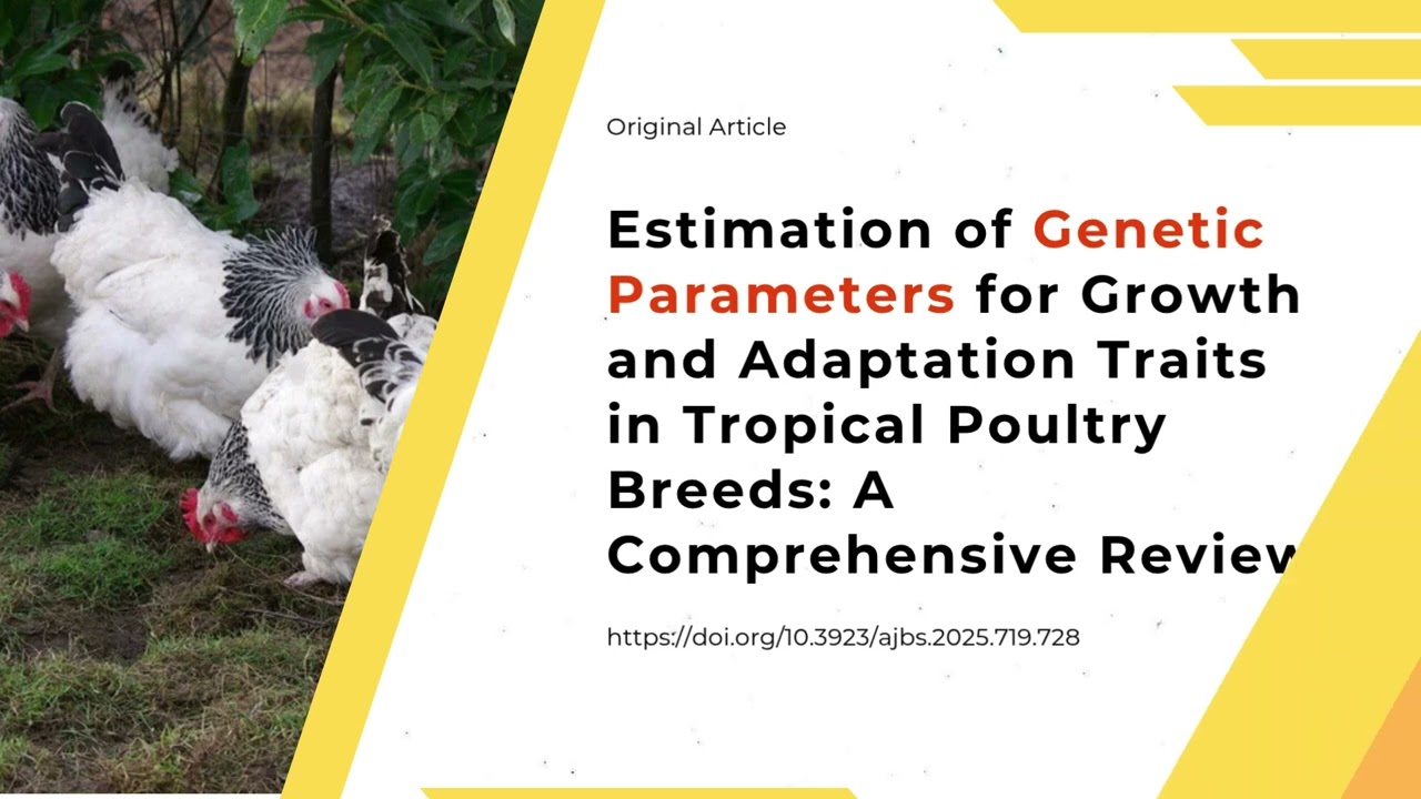 Estimation of Genetic Parameters for Growth and Adaptation Traits in Tropical Poultry Breeds