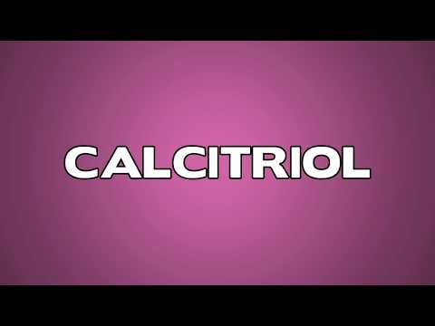 Calcitriol Meaning