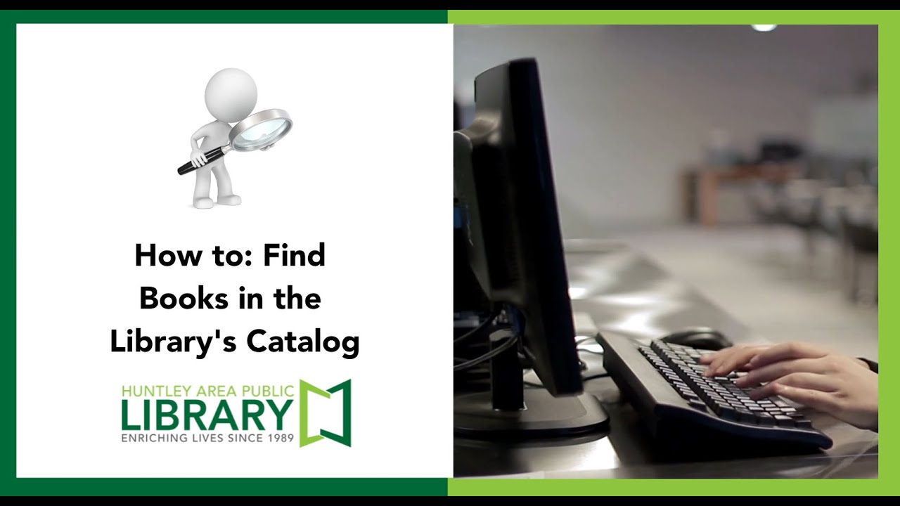How to For Kids: Find Books in the Library’s Catalog
