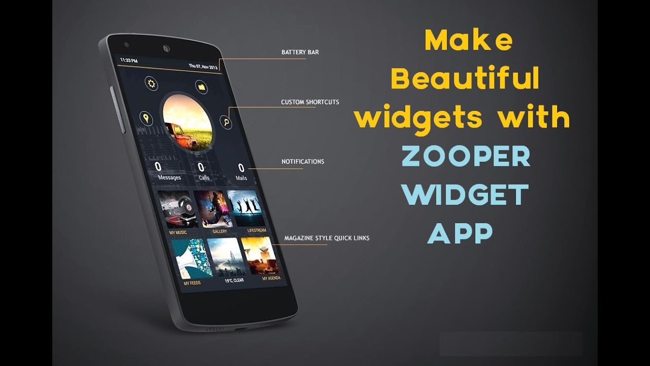 Zooper Widget : Add beautiful widgets to Homescreen