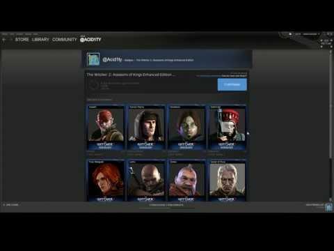 Steam Trading Cards - The Witcher 2 Level 1 Badge Crafting (Summer Sale)