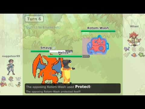 Horrible new sprites-Pokemon Showdown Battle Session #1