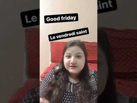 How to say Good Friday in French? Learn French for beginners #shorts