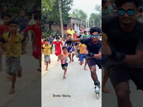 Omg reaction๐ฑ๐ฑ #skater #brotherskating #skating #publicreaction #fans #like #girlreaction #india