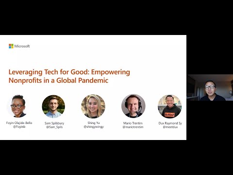 Leveraging Tech for Good: Empowering Nonprofits in a Global Pandemic | CON122