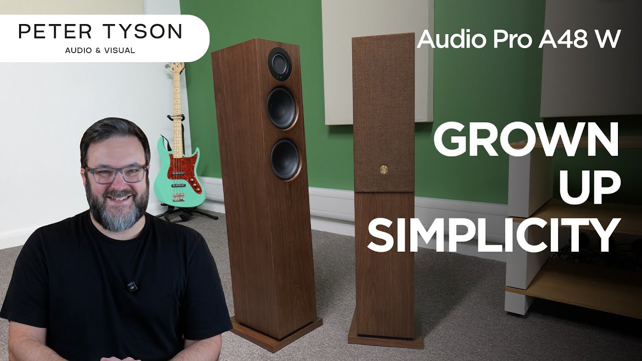 Audio Pro A48 W Powered Loudspeakers : Scandinavian Loveliness!