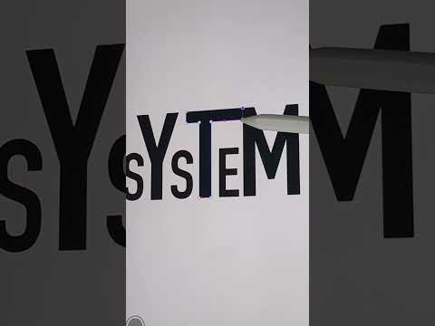 Create a cool logo - SYSTEM