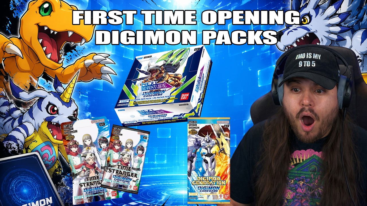 We Opened Digimon Packs for the First Time!