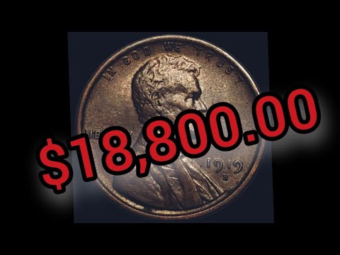 1919 Wheat Cent Pennies Worth Money.