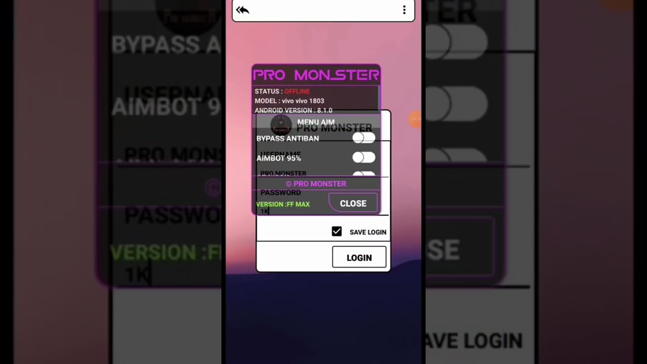 🔰FREE FIRE NEW PRO MONSTER INJECTOR HACK 🔰AUTO HEADSHOT 💯