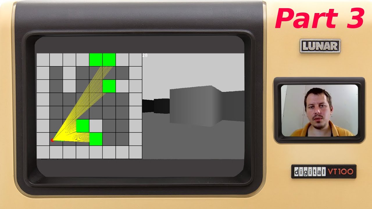 Simple raycasting with python & pygame: rendering 3D projection
