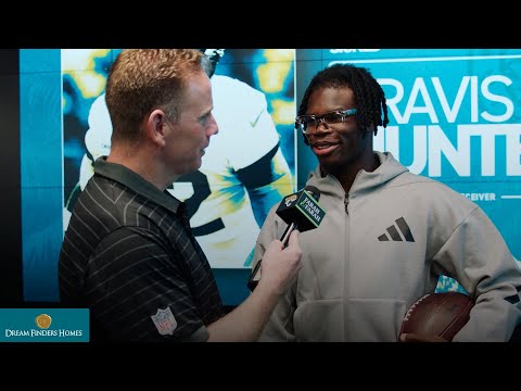 Travis Hunter Reacts to Signing Rookie Contract | Jacksonville Jaguars