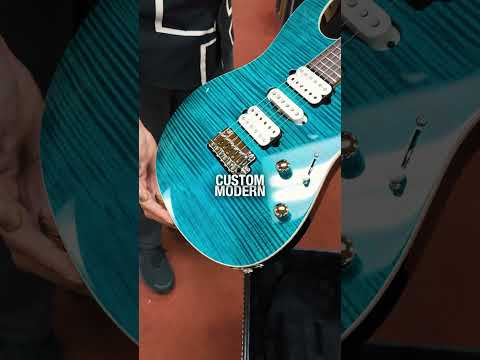 Wow 🤩 Suhr Custom Modern HSH Basswood Body with Flame Maple Top Roasted Maple Neck Trans Teal 6.8lbs