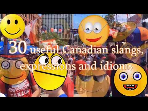30 Canadian words, phrases and idioms explained and illustrated English language
