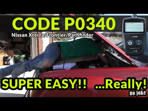 CODE P0340 - Replacing the Cam Position Sensor on a Nissan Frontier, Pathfinder, and Xterra - EASY!!
