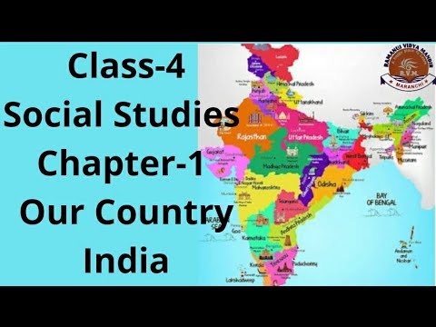Class-4 Social Studies chapter-1 Our Country India. Video Lecture - Class 4