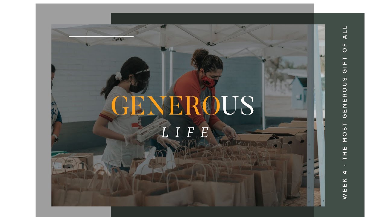The Cross: The Most Generous Gift of All - Pinellas Community Church