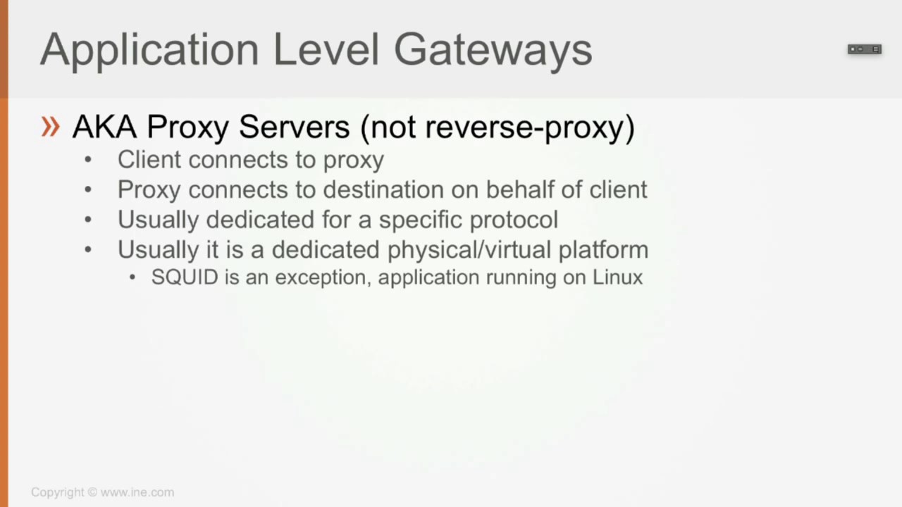 101  Application Level Gateways (CCNA SEC 210-260)