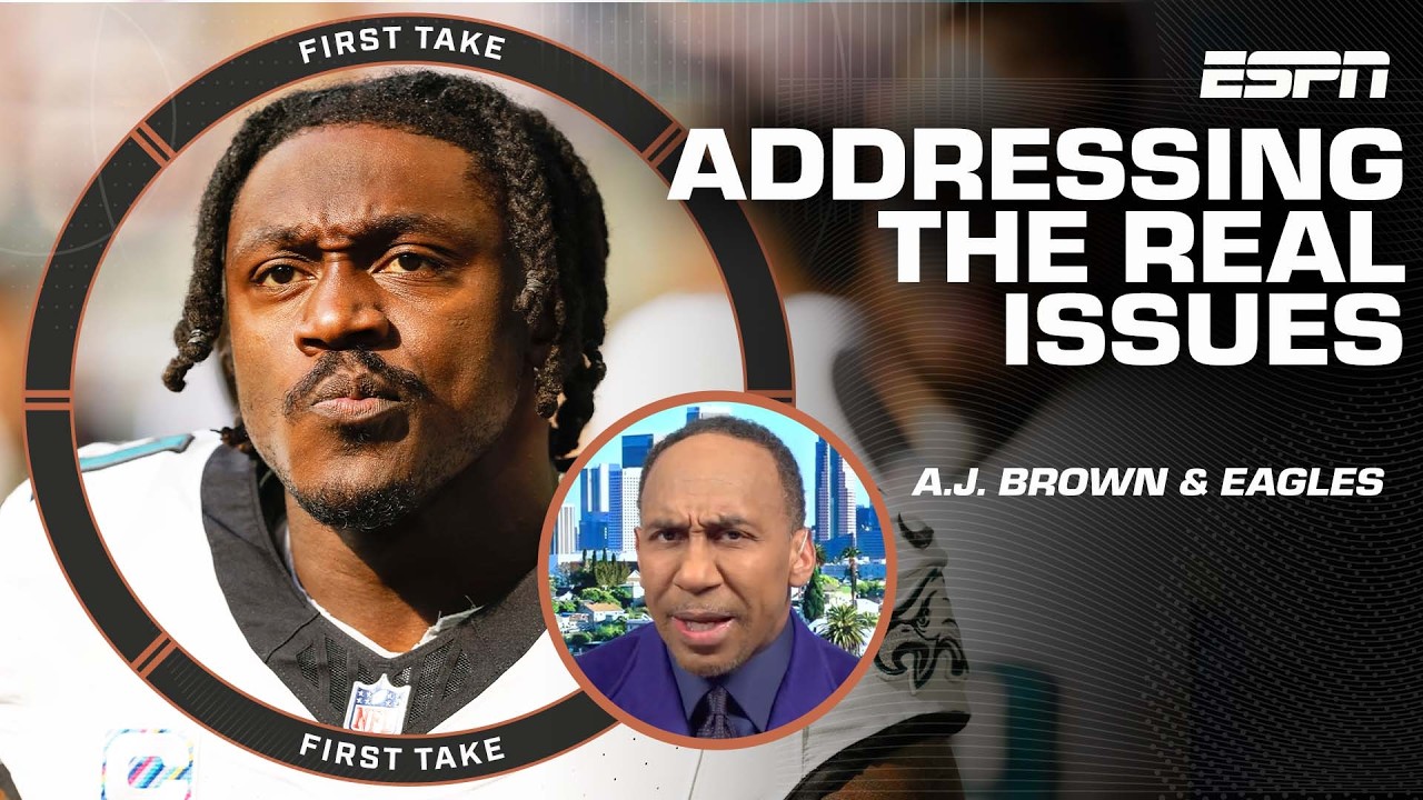Stephen A.’s TIRED of dancing around the ‘real’ issues with A.J. Brown and the Eagles 👀 | First Take