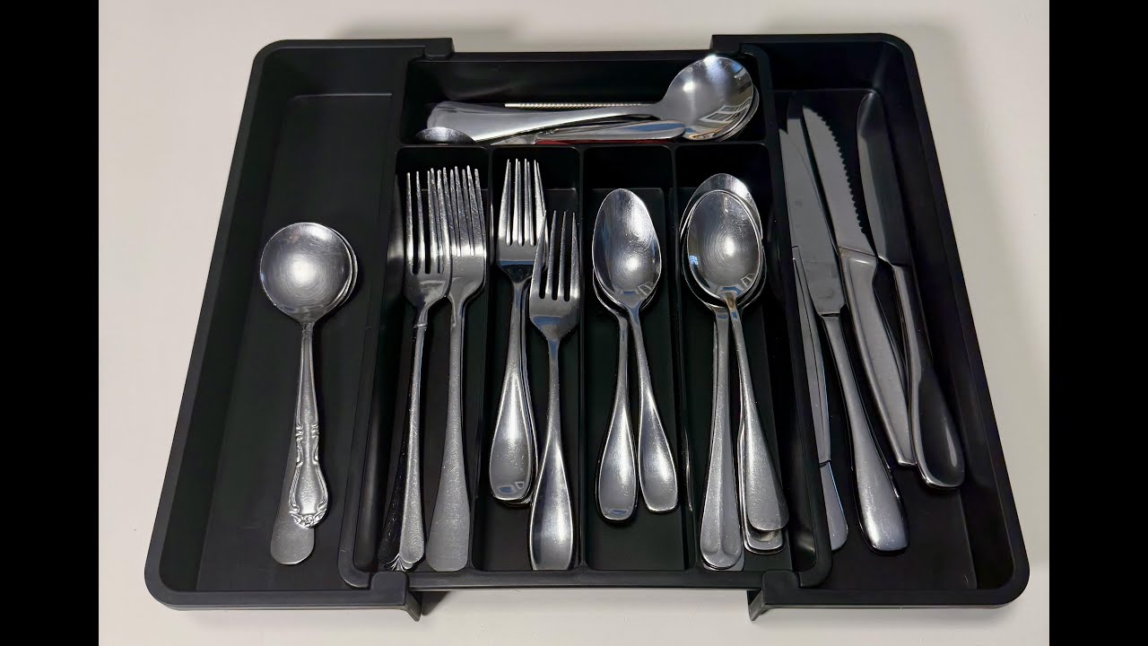 Why I love this expandable silverware drawer organizer
