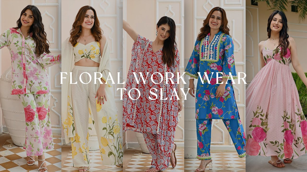 Floral Lookbook to Work It at Work 🌸