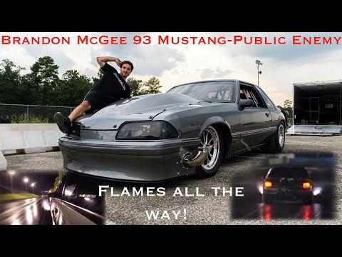 Brandon McGee’s 93 Mustang-Public Enemy! Nice passes with only 11 hits! (Cinematics)