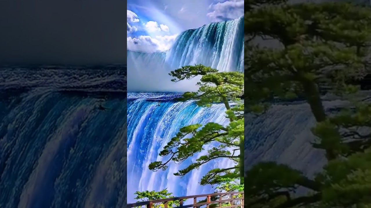 Waterfalls Wallpaper #waterfalls #nicescenery