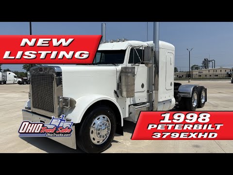 1998 PETERBILT 379EXHD - 449631 - ENGINE OVERHAUL - REMAN TRANSMISSION - ELD EXEMPT