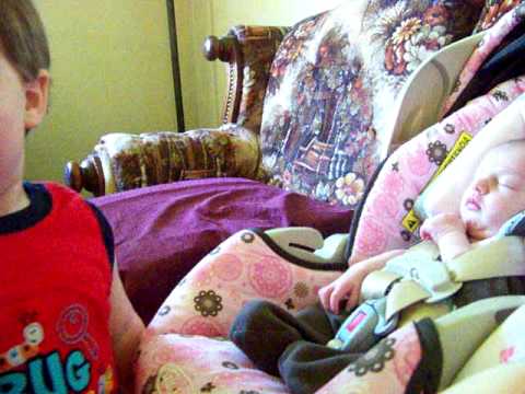 Meet Your New Baby Cousin! - Logan Meets Lilah for the first time!