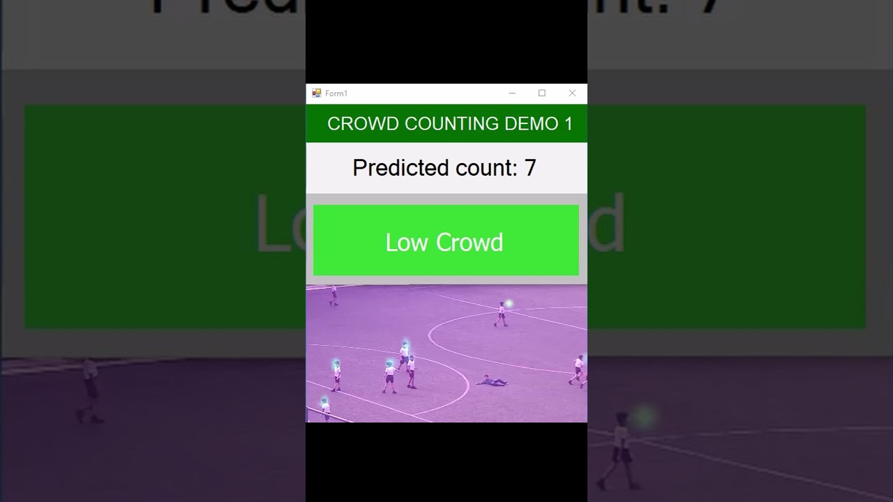 Crowd Detection Demo App using OpenCV | Crowd Management Alert System