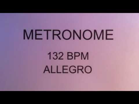 METRONOME 132 BPM ALLEGRO