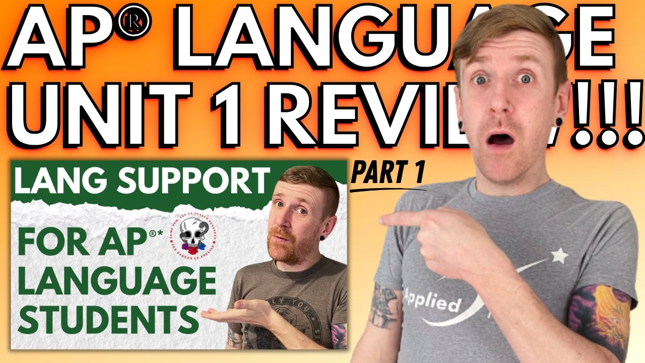 Self Study & Review for AP®* Lang Students! (Unit 1)