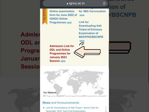Admissions for ODL and Online programs for Jan 2023 Ignou #ignou #admission #jan2023