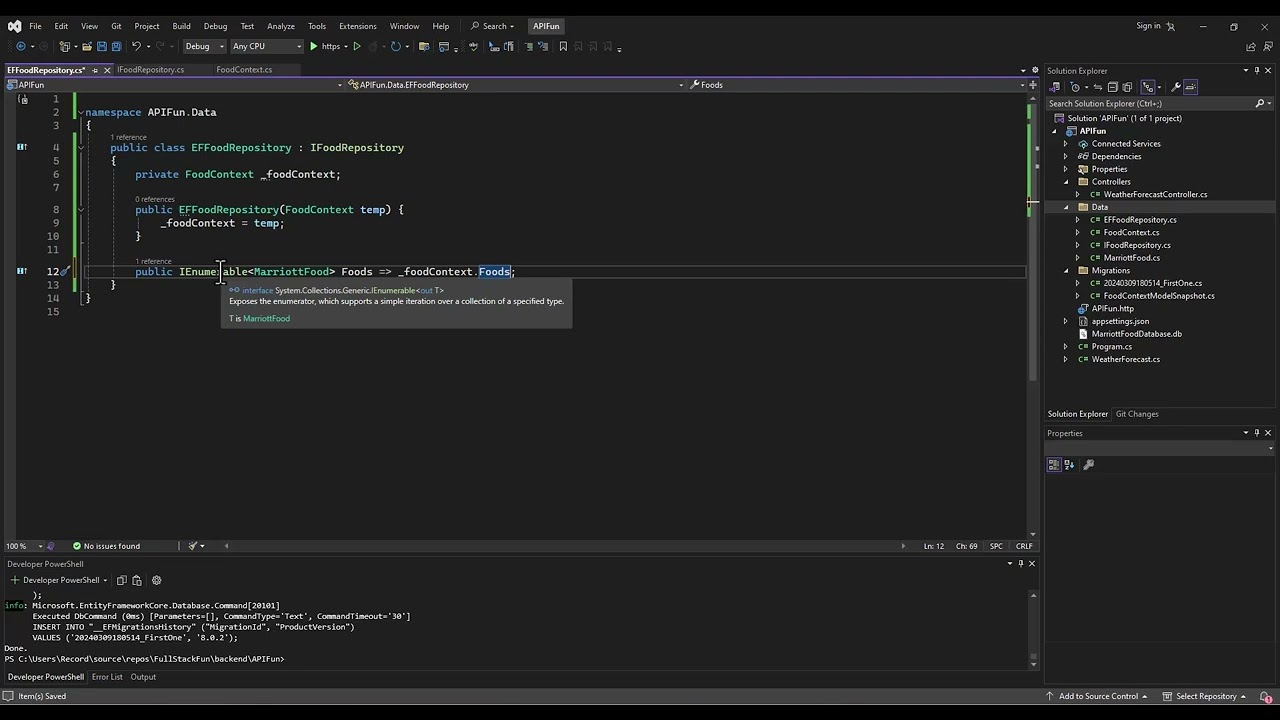 The Full Stack (React & ASP.NET) - 07 - The Repository Pattern